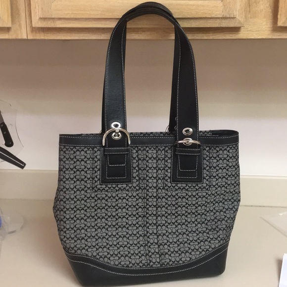Coach | Bags | Coach Small Monogram Tote | Poshmark